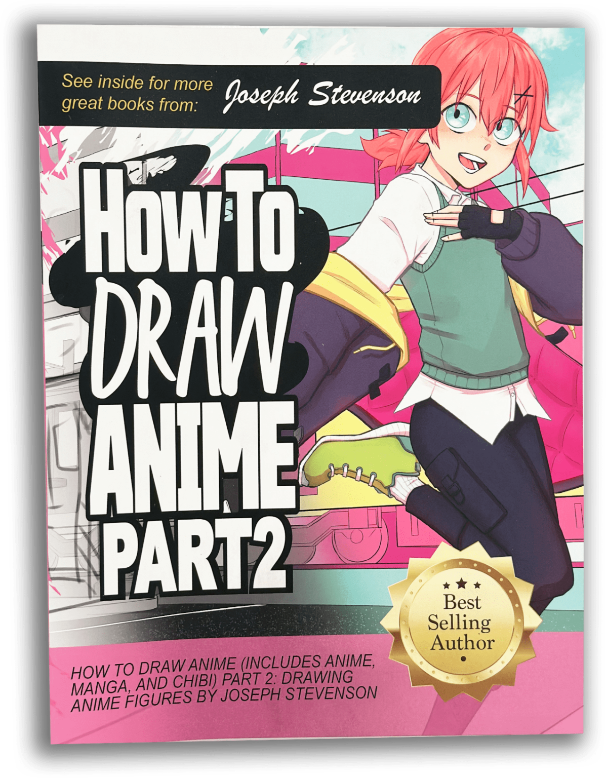 How to Draw Anime Part 1, 2, and 3 – All 3 Books – Joseph Stevenson